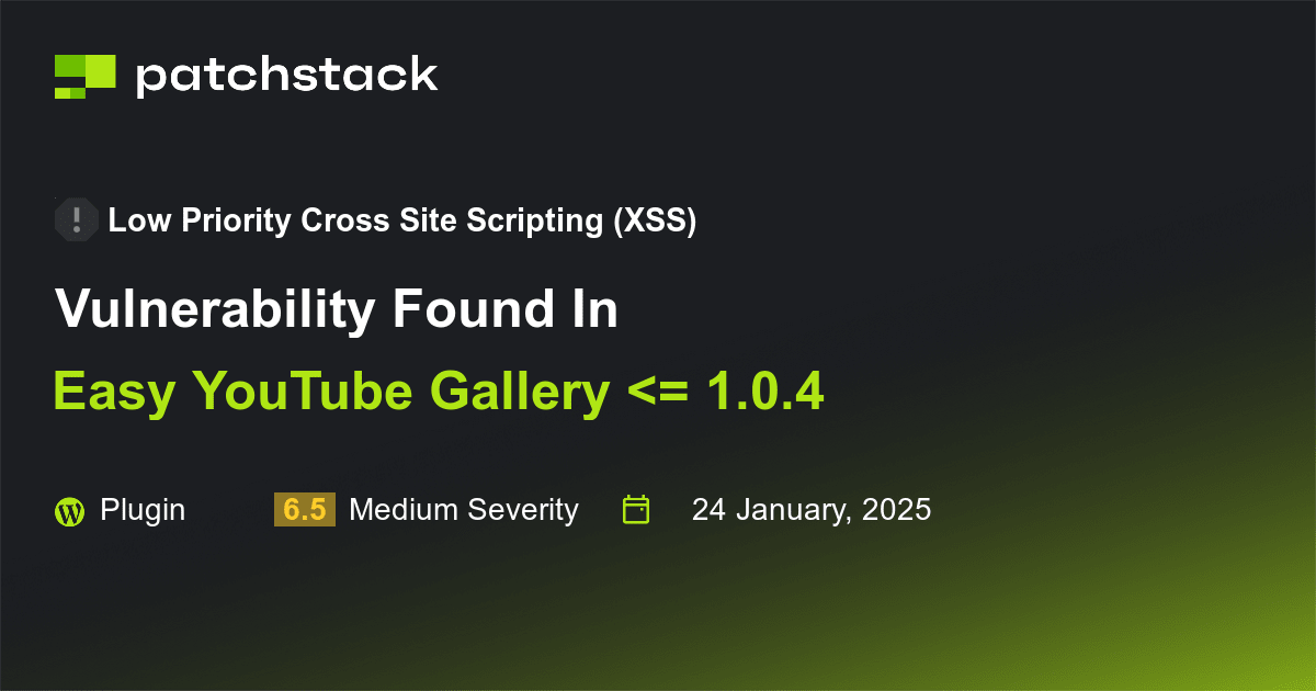 WordPress Easy YouTube Gallery plugin